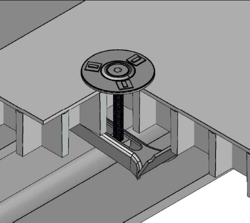 Festebeslag B138TR - Beslag - Fibergitter - Flexi Riste A/S