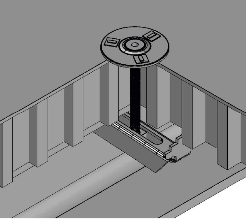 Festebeslag B138TRS - Beslag - Fibergitter - Flexi Riste A/S
